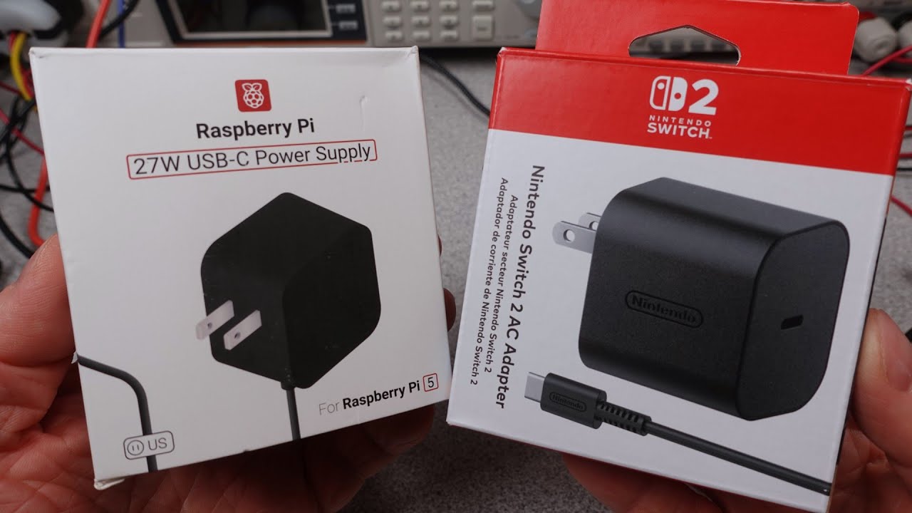 Nintendo Switch 2 and Raspberry Pi 5 (power adapters) - YouTube