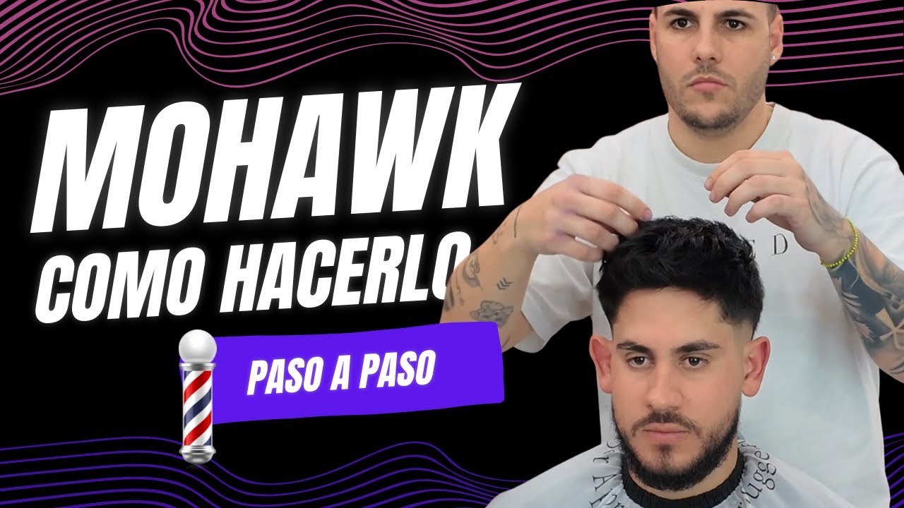 Cómo Hacer un Corte Mohawk Perfecto | Guía Paso a Paso para Barberos #barbershop #mohawk # ...