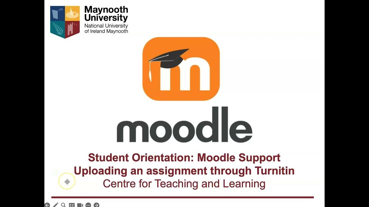 4. Uploading an Turnitin assignment in MU Moodle - YouTube