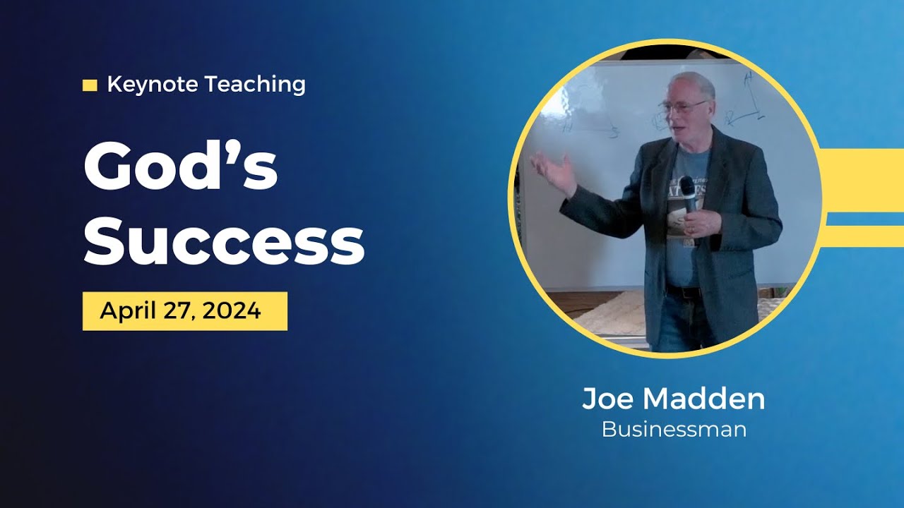 God's Success: Joe Madden - YouTube