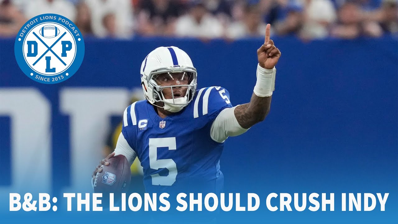 Bischoff & Brown Colts Preview | Detroit Lions Podcast - YouTube