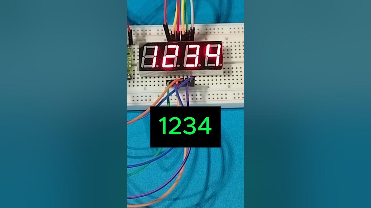 how to work SevSeg displays | 4 digit - YouTube