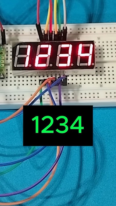 how to work SevSeg displays | 4 digit - YouTube