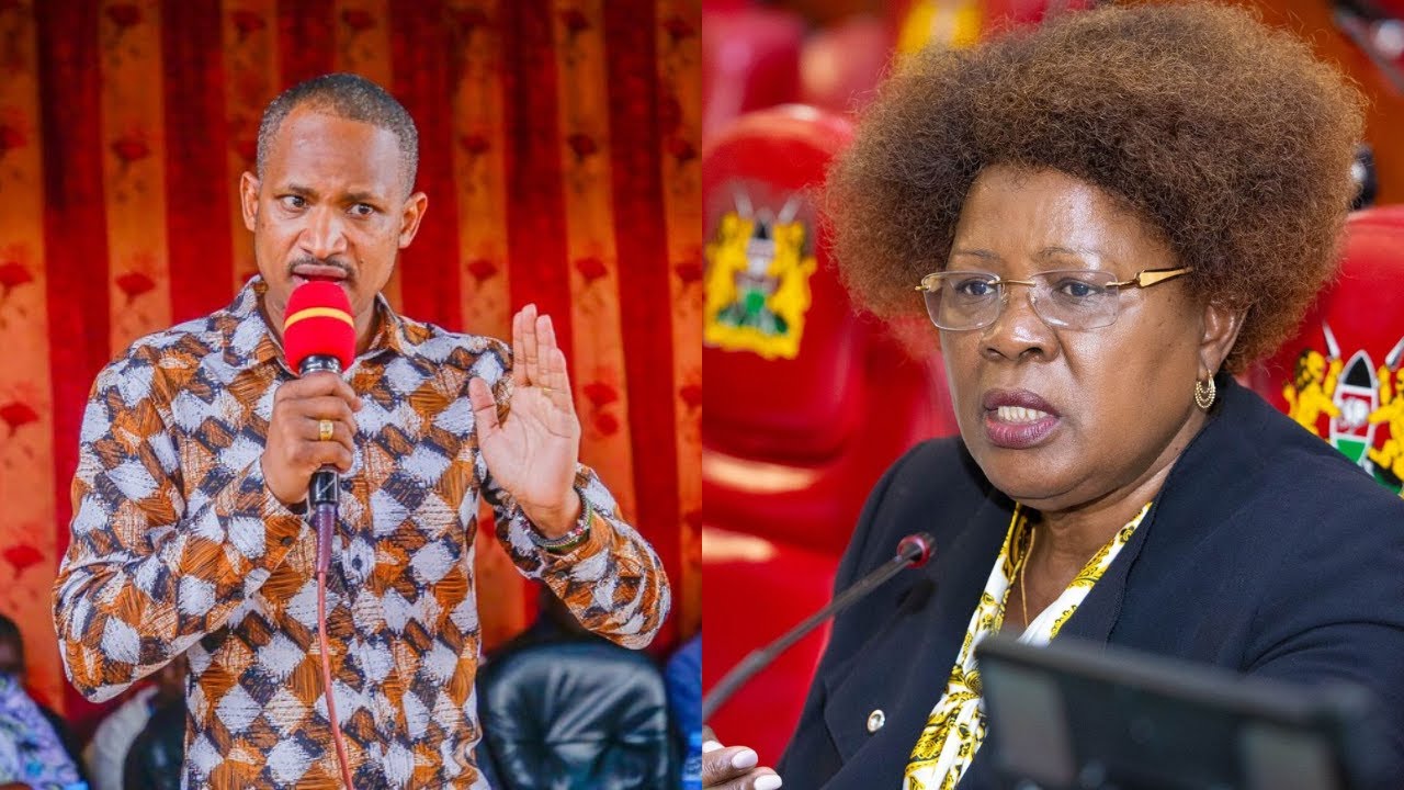 "WEWE MAMA NAKUJUA VIZURI NI MWIZI"BABU OWINO BLAST CS ALICE WAHOME ...