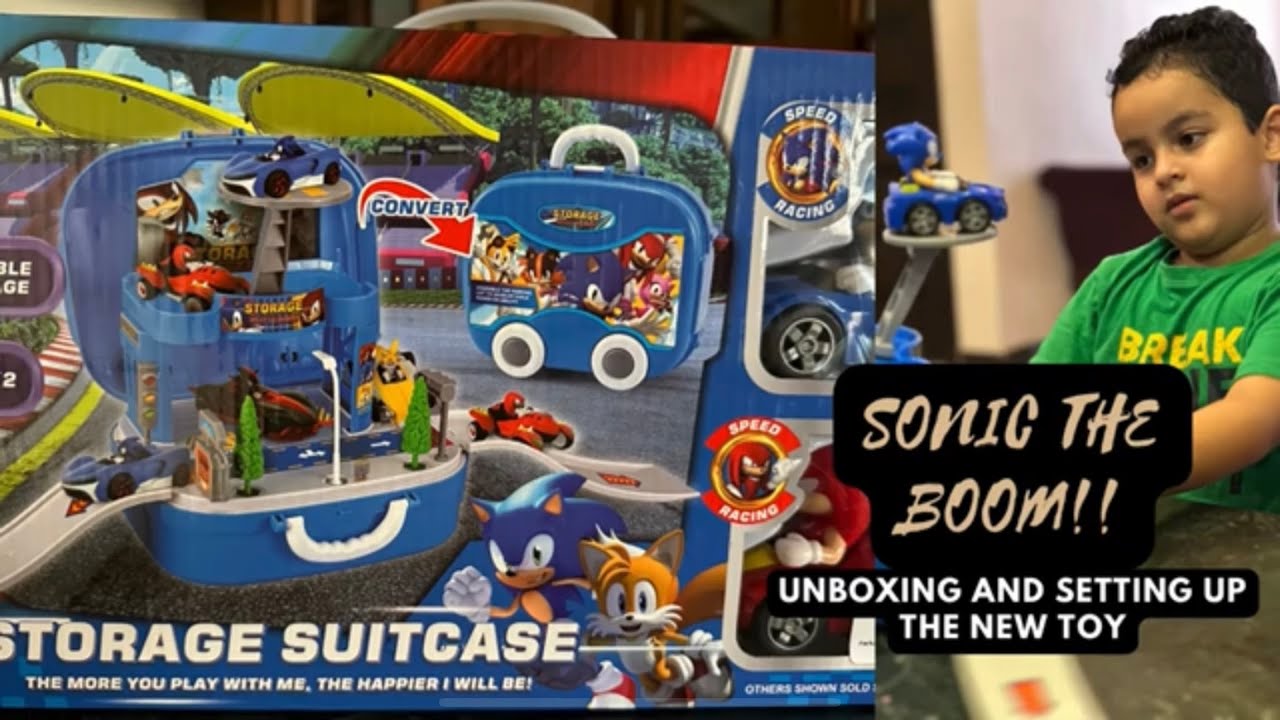 SONIC THE BOOM | Set up the Toy Suitcase | Play with us #sonic - YouTube