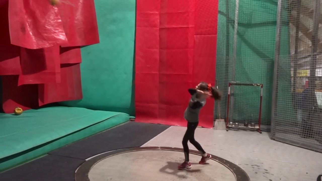 Hammer throwing first steps......... - YouTube