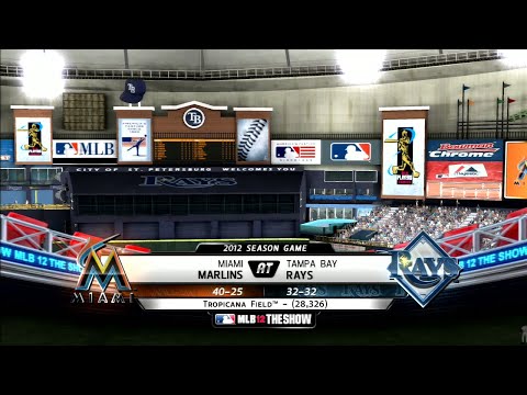 MLB 12: The Show (Miami Marlins Season) Game #66 - MIA @ TB