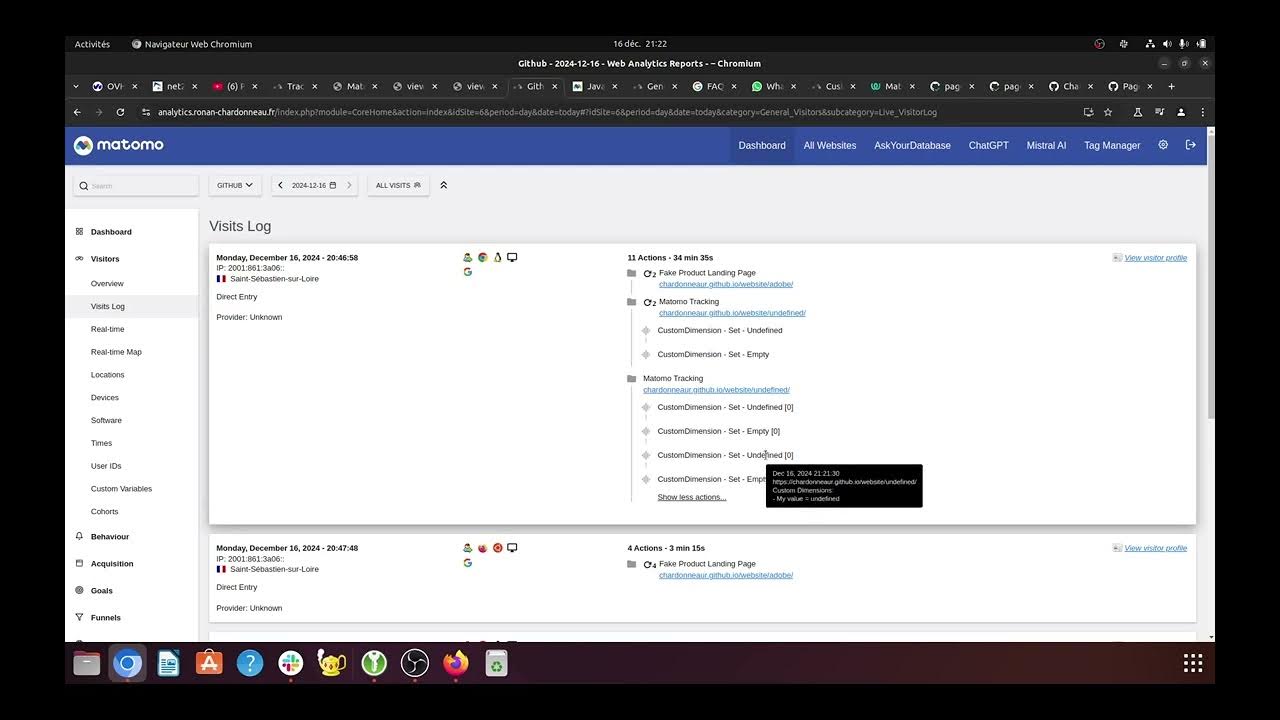 Differences between undefined and value not defined for custom dimensions within Matomo ...