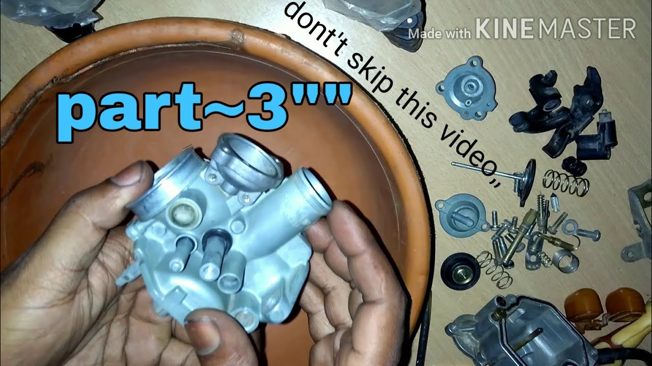 Old cbz star carburater cleaning part~3 - YouTube