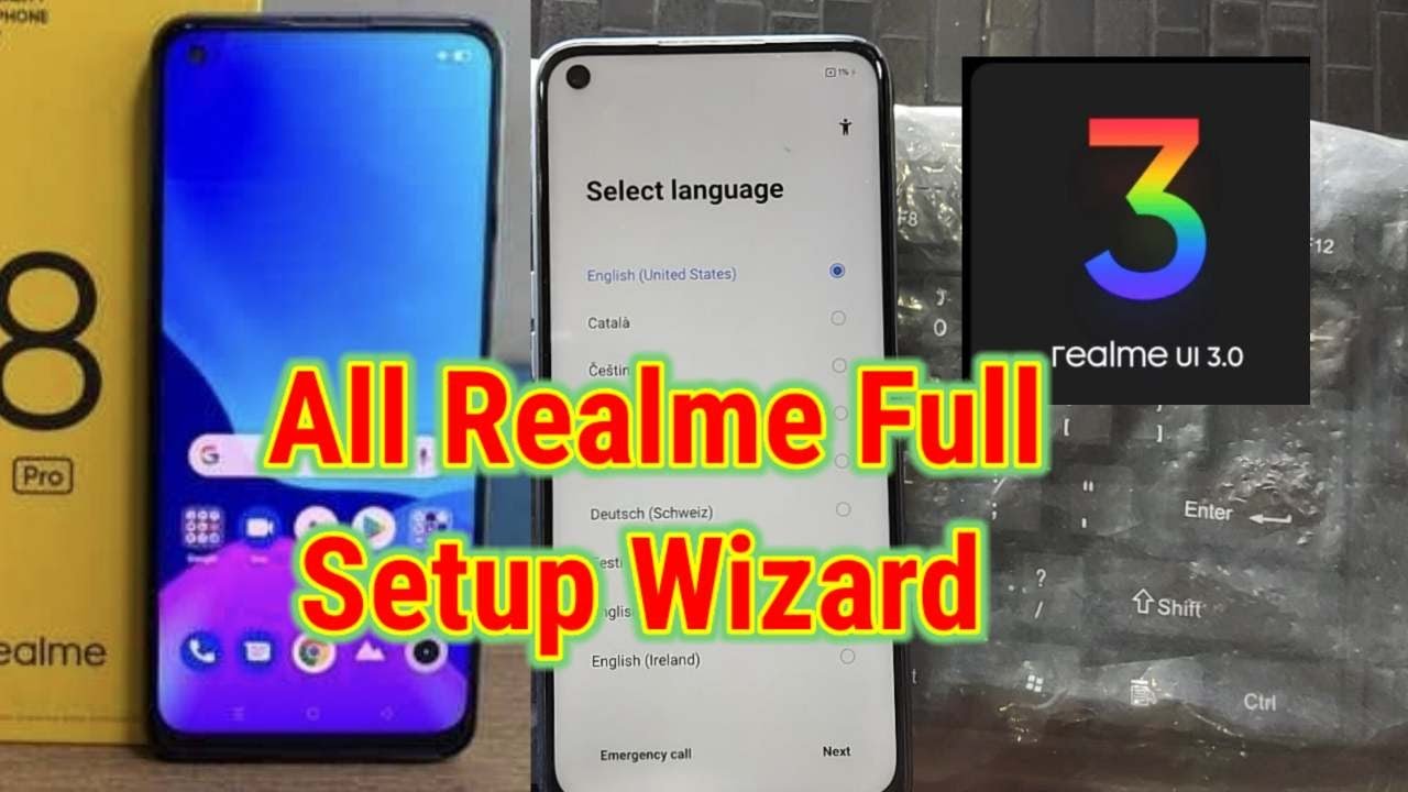 All Realme Phones After Format/Reset Complete Setup Wizard - YouTube