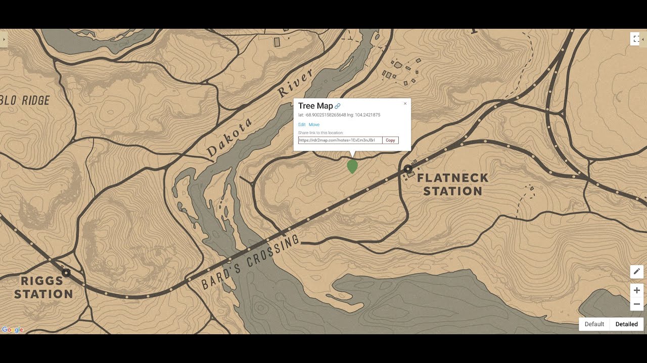 Red Dead Online: Treasure Map Location, Flatneck Station - YouTube