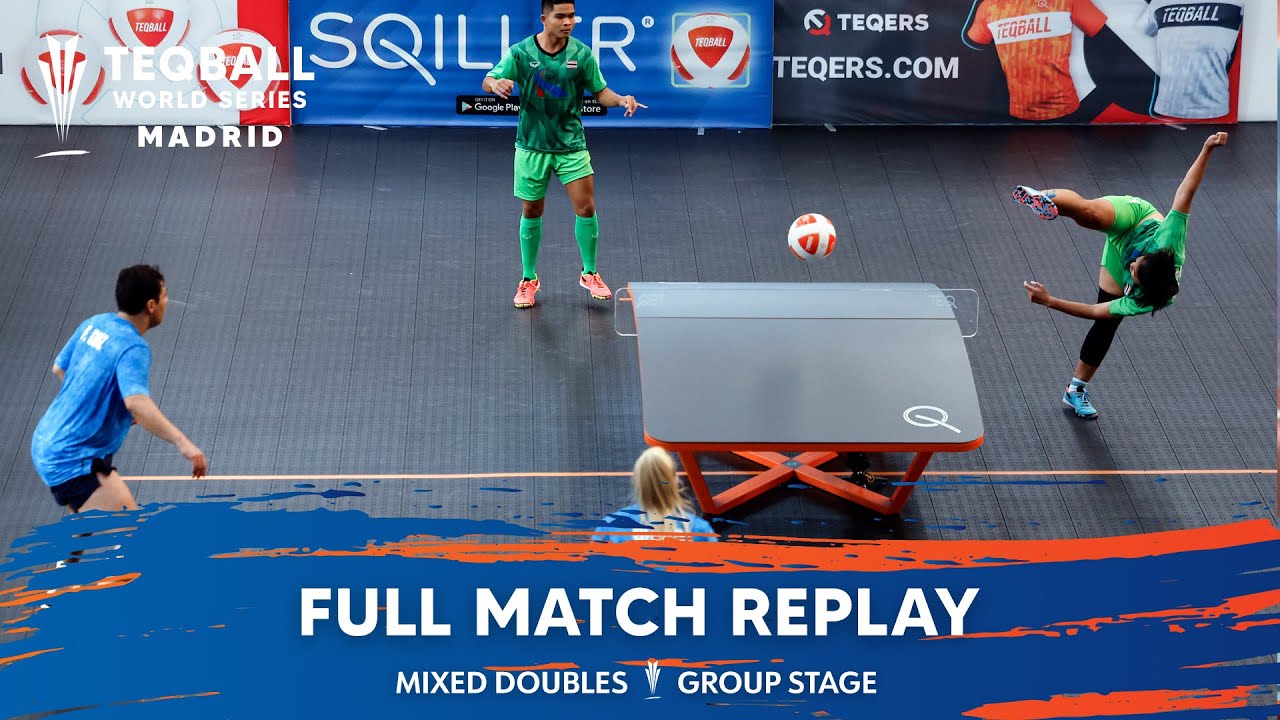 Teqball World Series 2024 - Madrid | Mixed Doubles, Group Stage | - YouTube