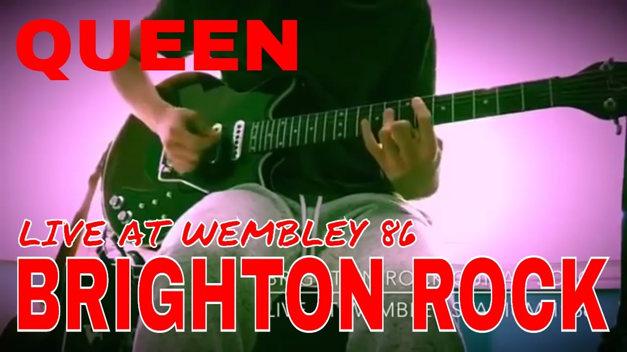 Queen - Brighton Rock Live At Wembley 86 - Guitar Cover by Michael ...