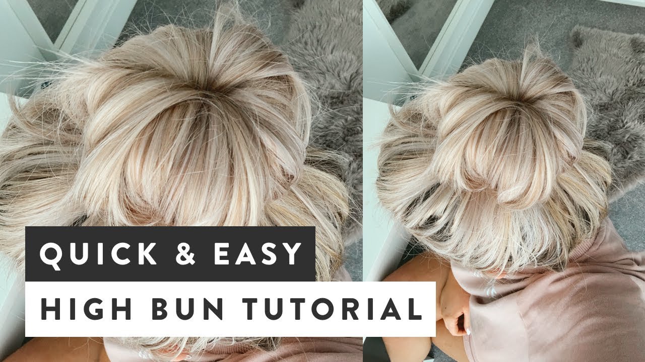 How To: Quick & Easy Bun Tutorial - YouTube
