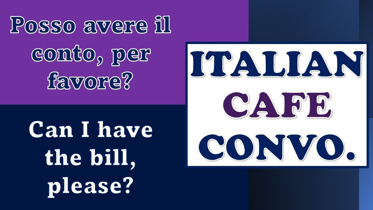 Italian CAFÈ Conversation For Travelling! - YouTube
