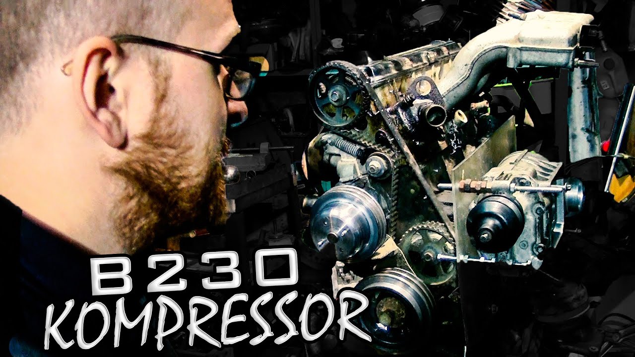 СОБИРАЕМ ДВА МОТОРА |VOLVO B230 + eaton m65 | КОМПРЕССОР НА VOLVO ...