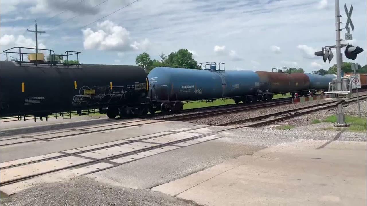 5-20-2024 UP 5906 Leads MNLAS With COER patched Montana Rail Link MRL Boxcar and New tankers ...
