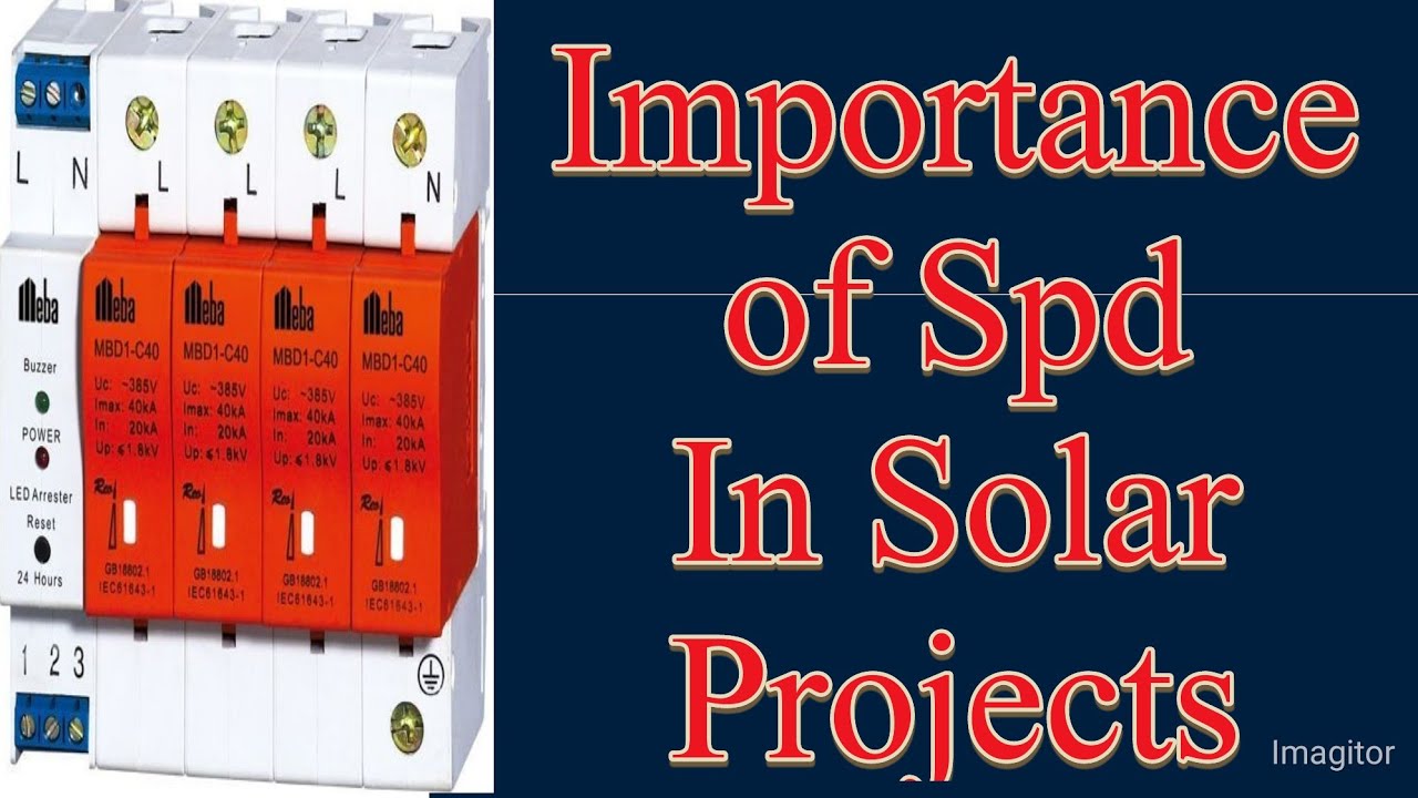 Why SPD use in Solar peojects#solareenergy #surgeprotector #surge # ...