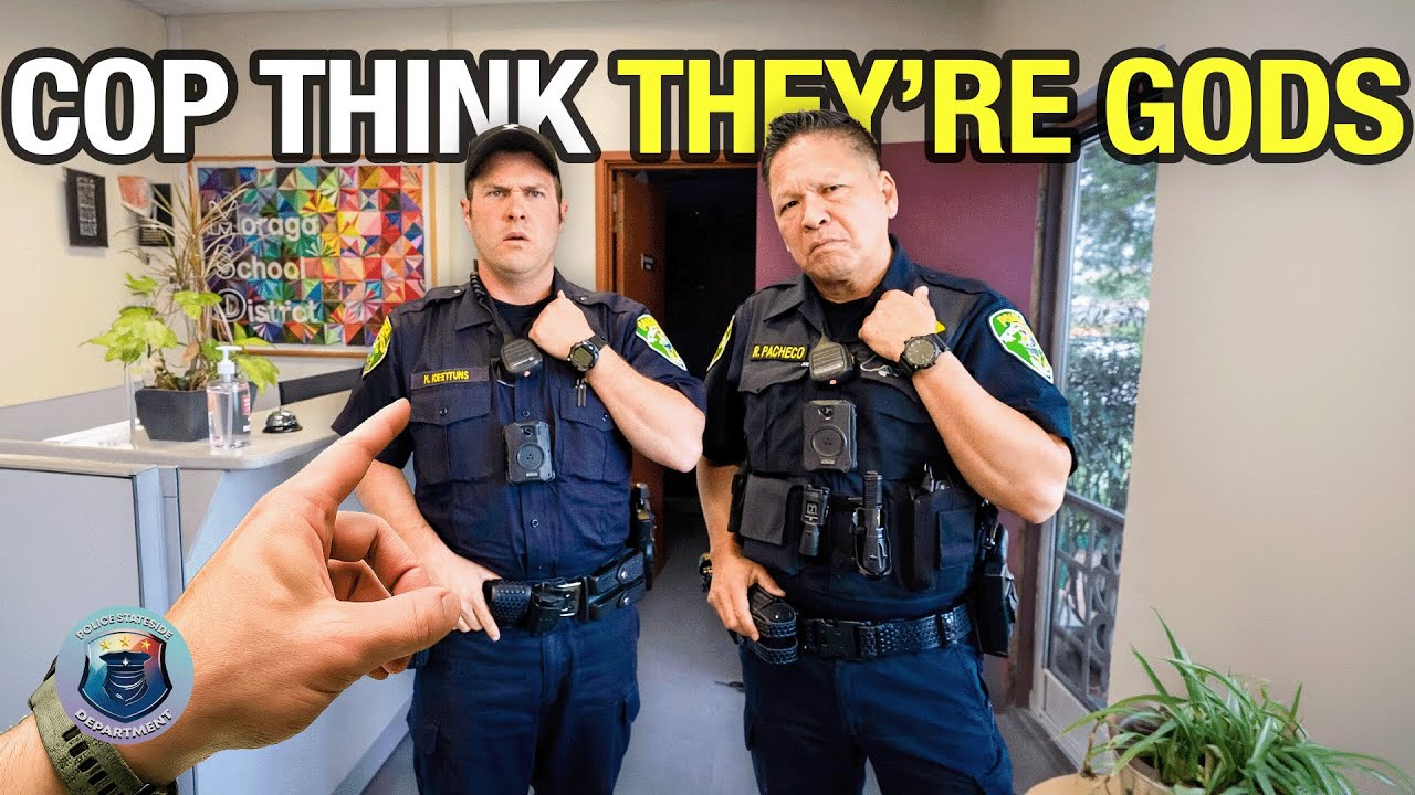 Shocking! Bad Cops Explode Violating First Amendment in Public Building ...