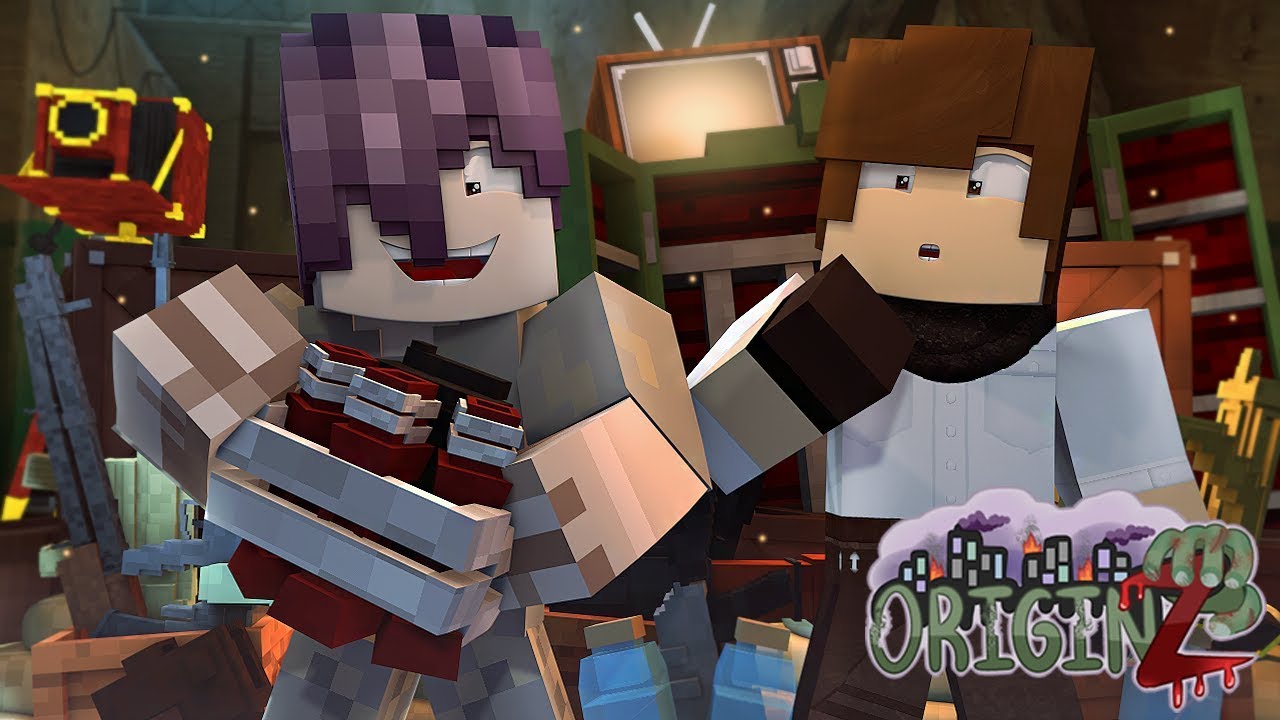 Minecraft OriginZ - "THE SECRET BASE!" #2 (Crafting Dead Roleplay ...