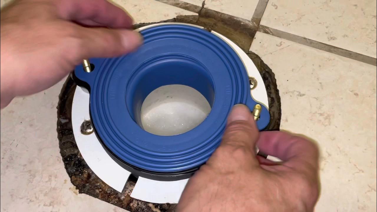 How To Replace Toilet Wax Seal - YouTube
