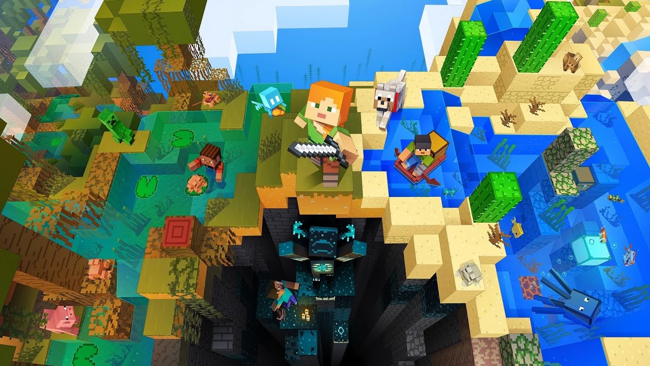 Destroying an village in MINECRAFT - YouTube