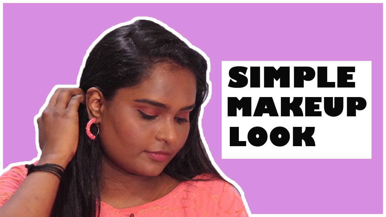 simple makeup look for dusky skin #glowwithresh - YouTube