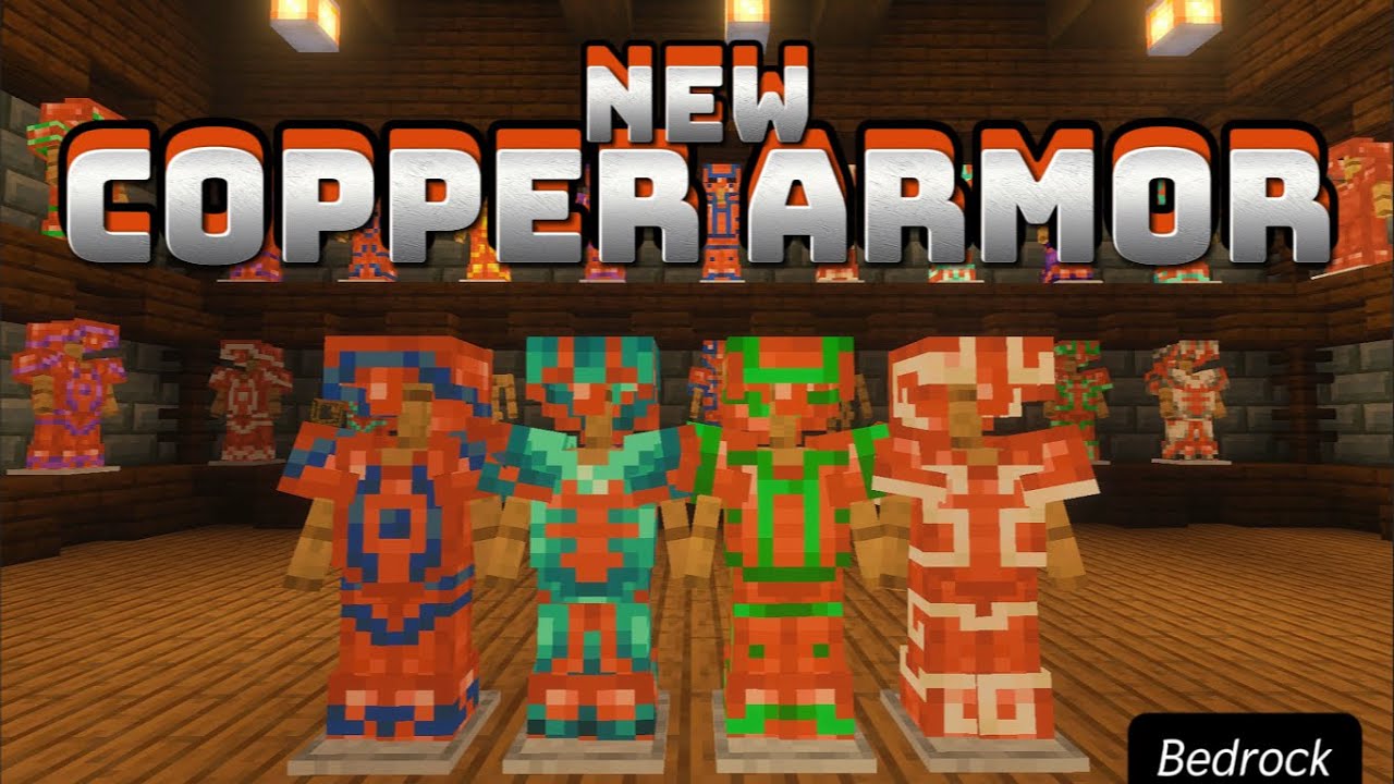 Transforming New Copper Armor In Minecraft - YouTube