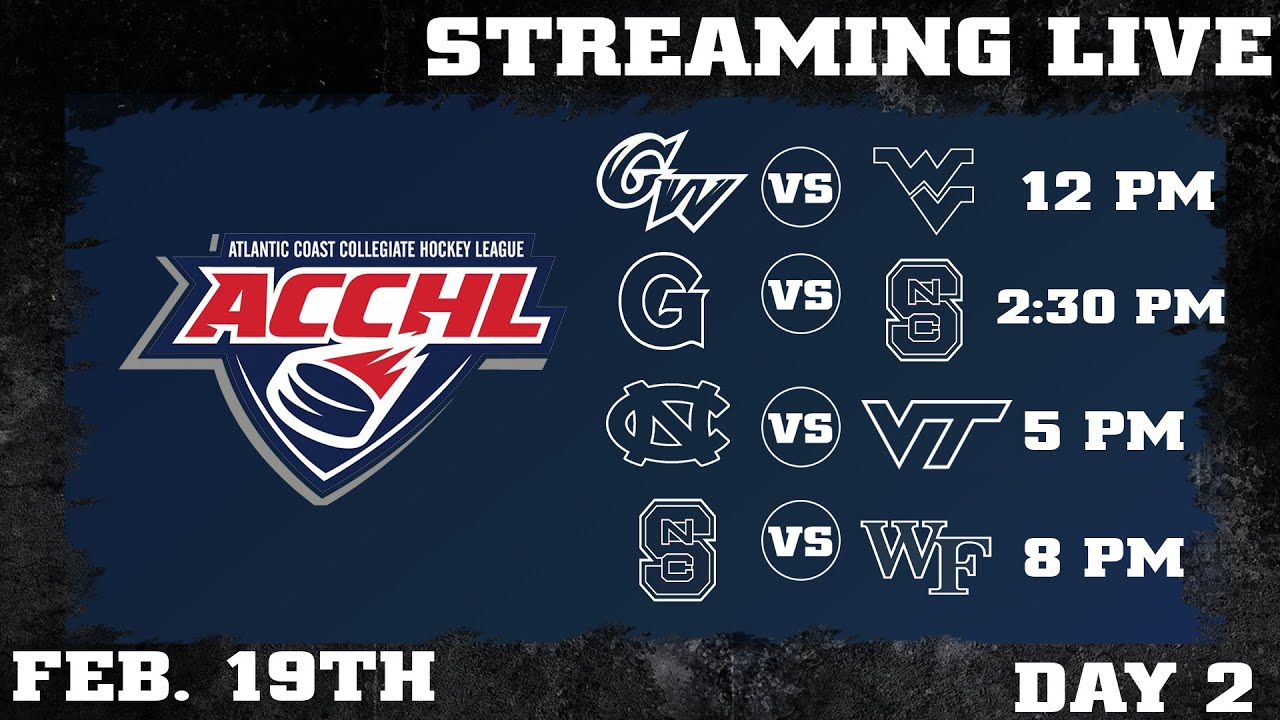 ACCHL Tournament Day 2 Session 2 2/19/22 - YouTube