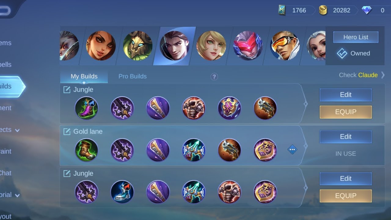 Cluade best build | Mobile Legend - YouTube