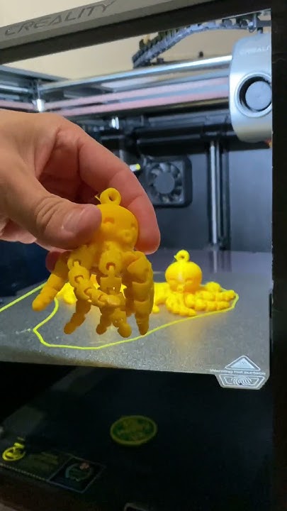 3d друк Восьминогів на 3д принтері Creality K1 Octopus Youtube