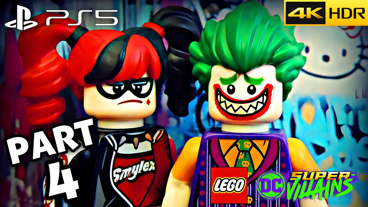 LEGO DC Super-Villains PS5 Gameplay Walkthrough Part 4 FULL GAME [4K ...