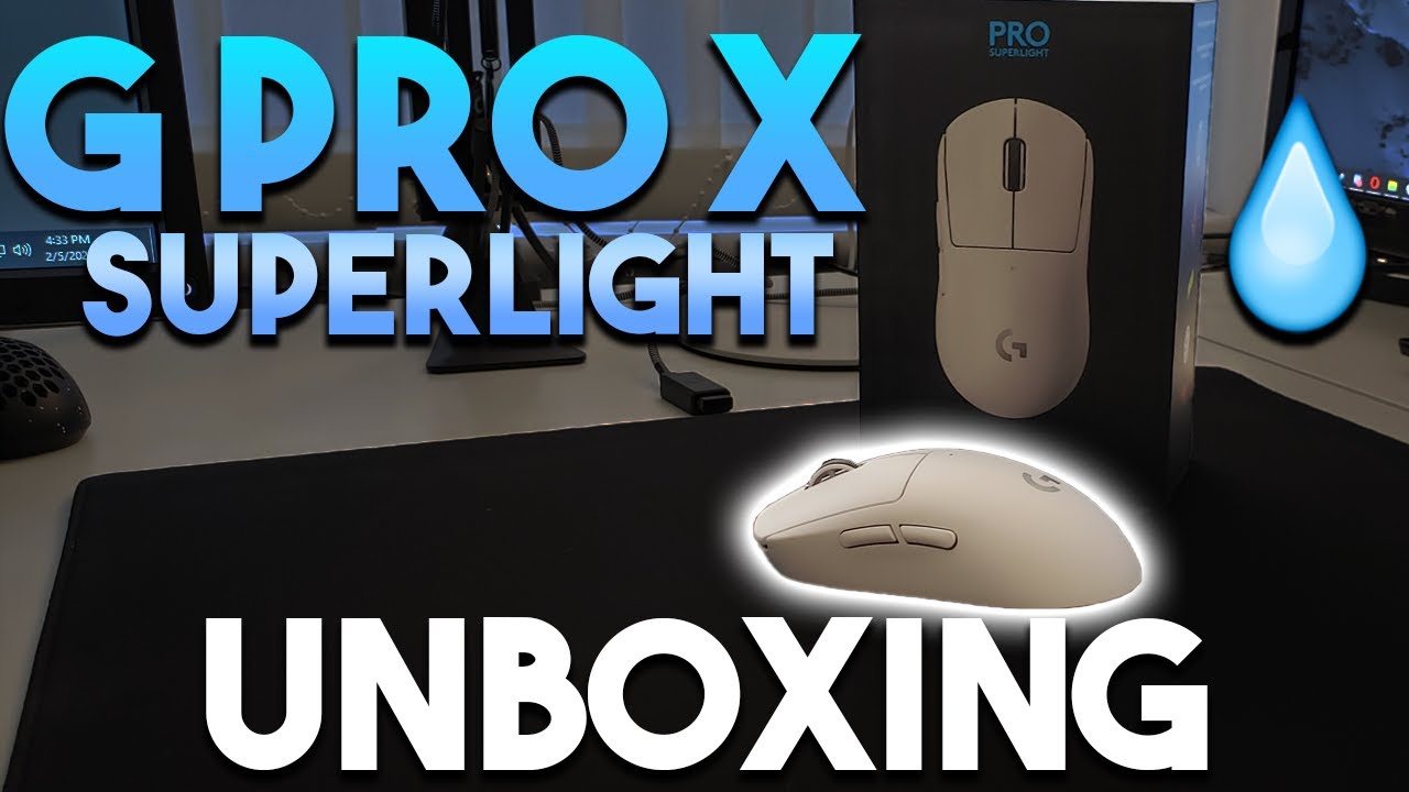 G Pro X Superlight UNBOXING and First Thoughts - wow insane - YouTube