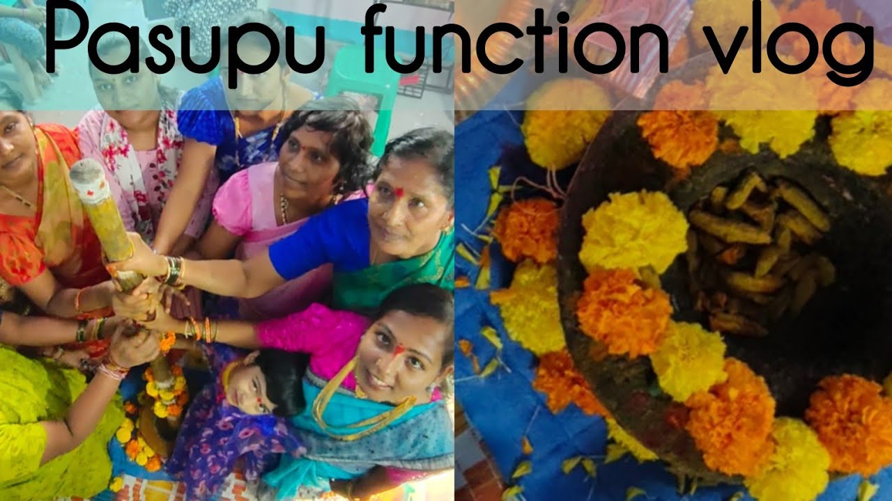 pasupu function vlog - YouTube