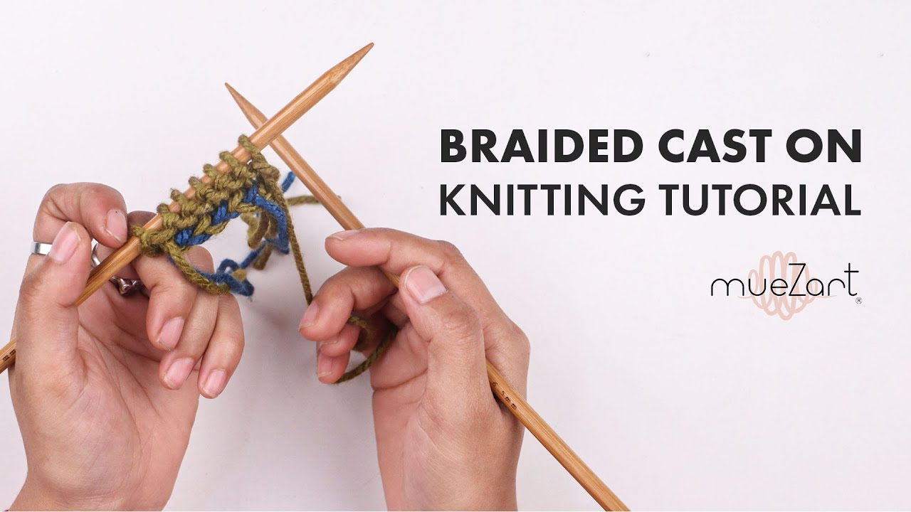 How to do the Braided Cast On with two colored yarns – Knitting ...