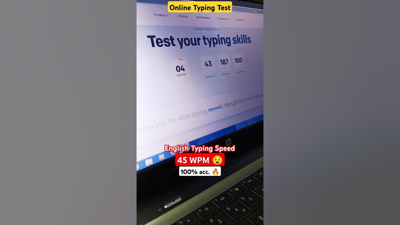 Free Online Typing Test |Speed 45 WPM 😓|Beginner Typing Practice # ...