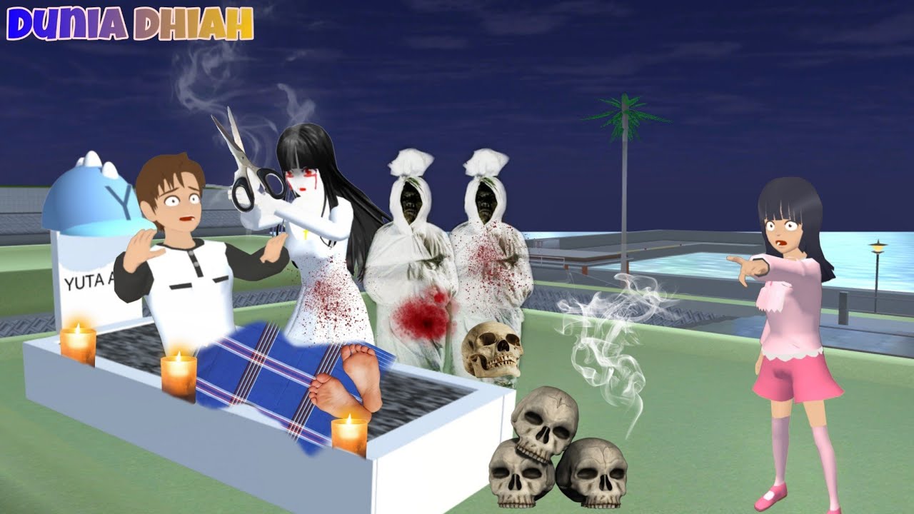 Gawat Yuta Di Sunat Pocong Dan Hantu Kuntilanak Mio Panik | Sakura ...