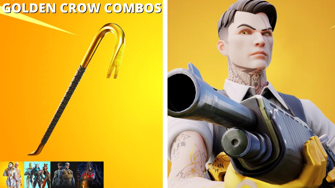 10 *Best* GOLD CROW PICKAXE COMBOS - YouTube