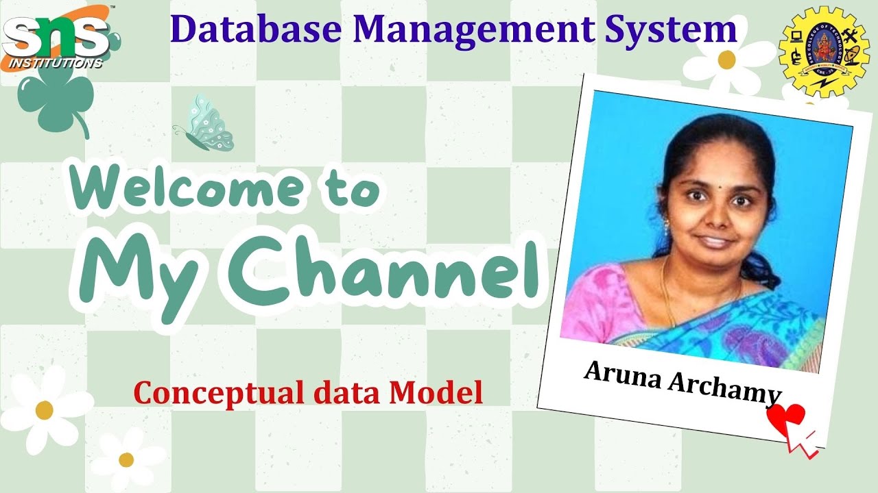Conceptual Data model Introduction|A Aruna| Assistant Professor / IT ...