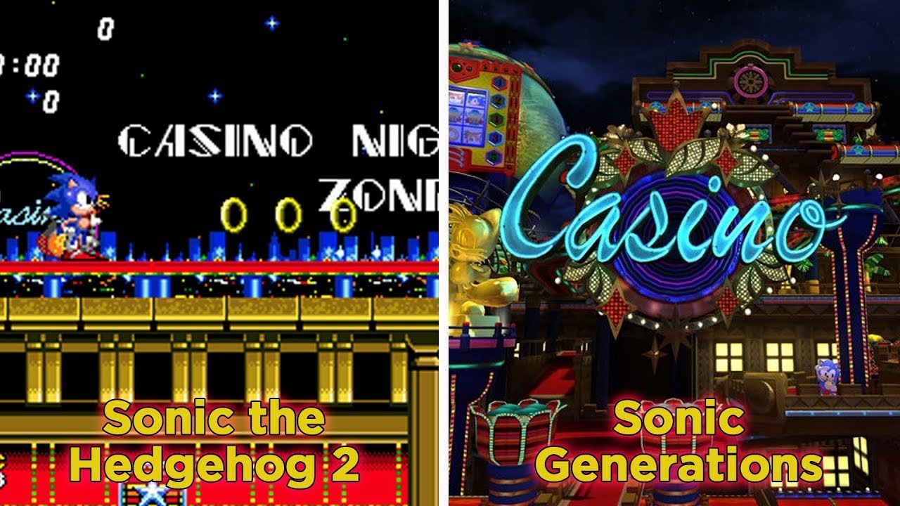 Evolution of the Casino From Sonic the Hedgehog - YouTube