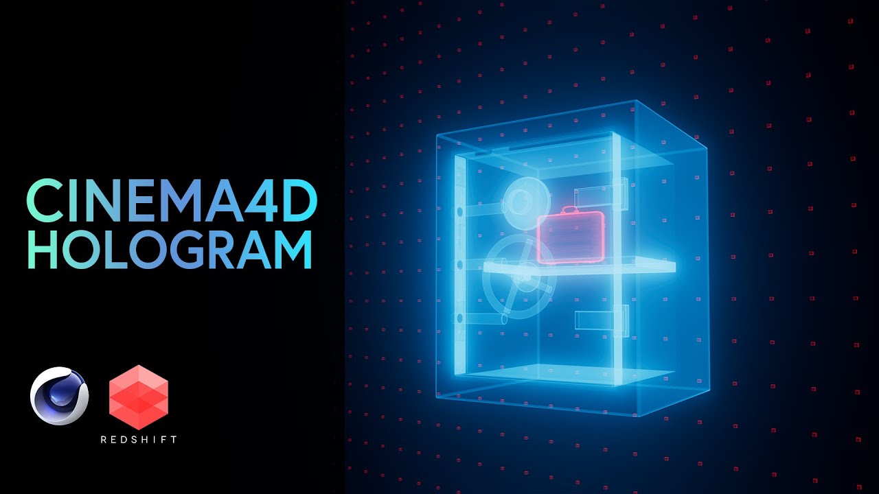 Cinema 4D and Redshift - Hologram Material (Breakdown) - YouTube