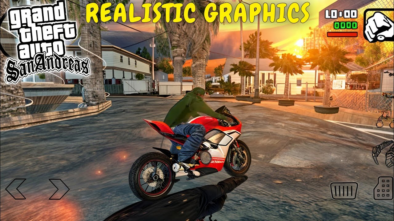 GTA SA Realistic Graphics Mod Android | GTA SA ANDROID - YouTube