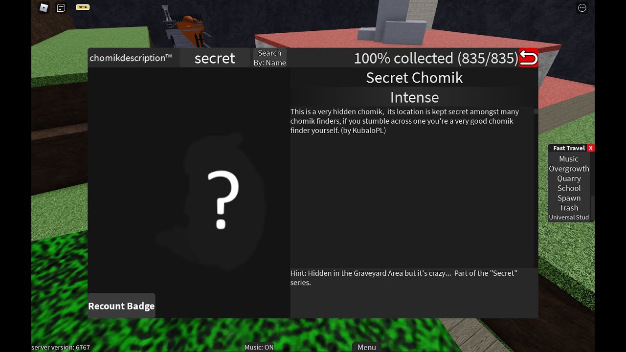 Roblox FTC- How to get Secret Chomik - YouTube