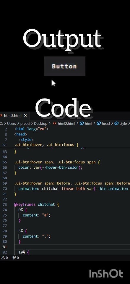 Button Animation In Html Css Part 6 Coding Html Youtube