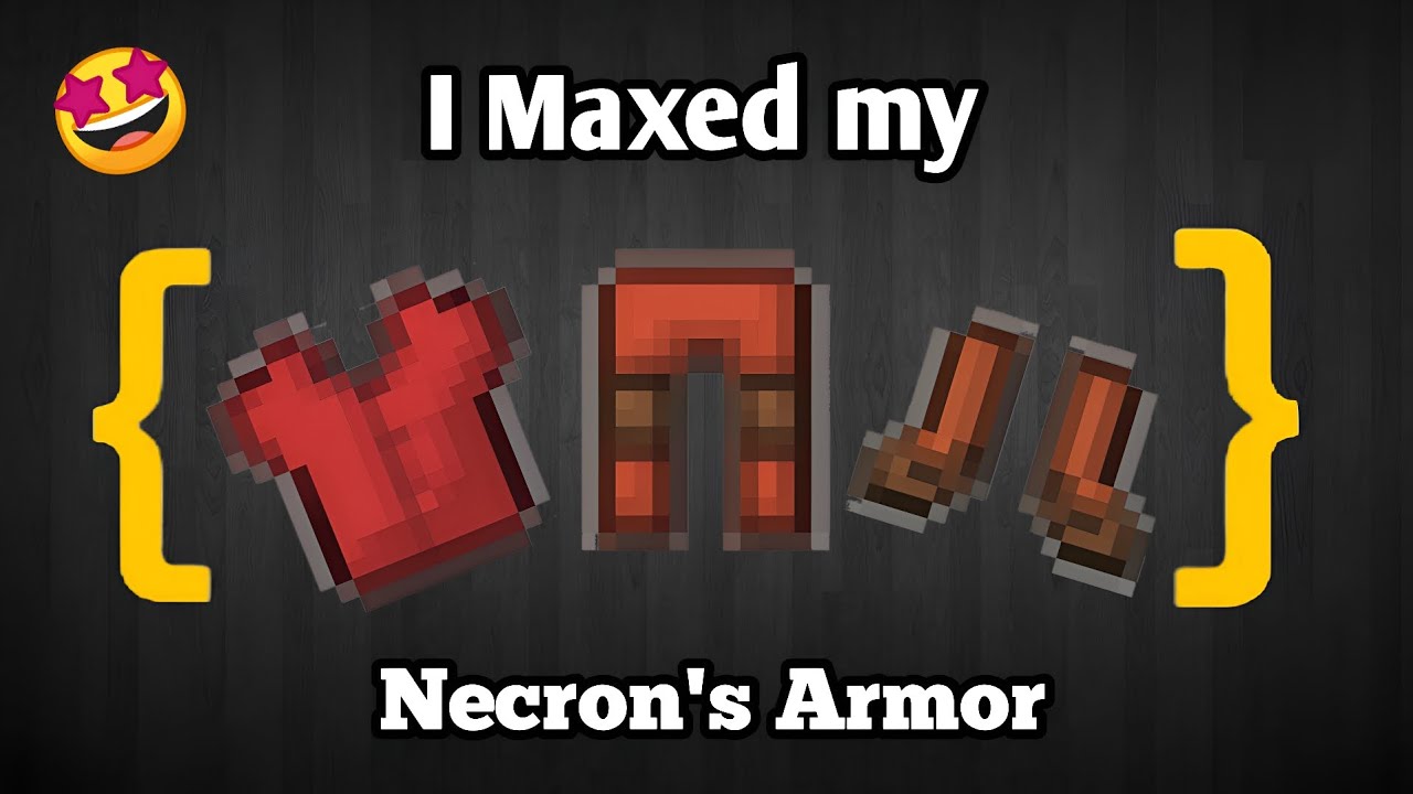 How To Max Necron's Armor In The perfect way in (Hypixel And Fakepixel ...