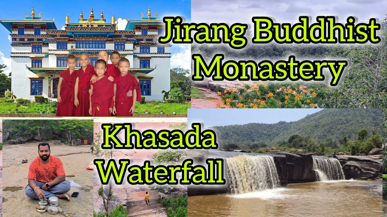 Jirang Buddhist Monastery | Khasada Waterfall | Ganjam | Odisha # ...