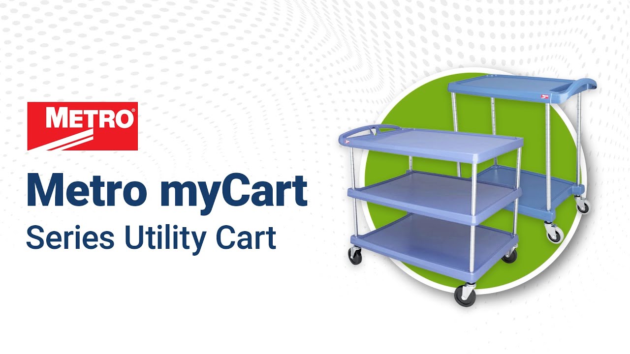 Metro myCart Series Utility Cart - YouTube