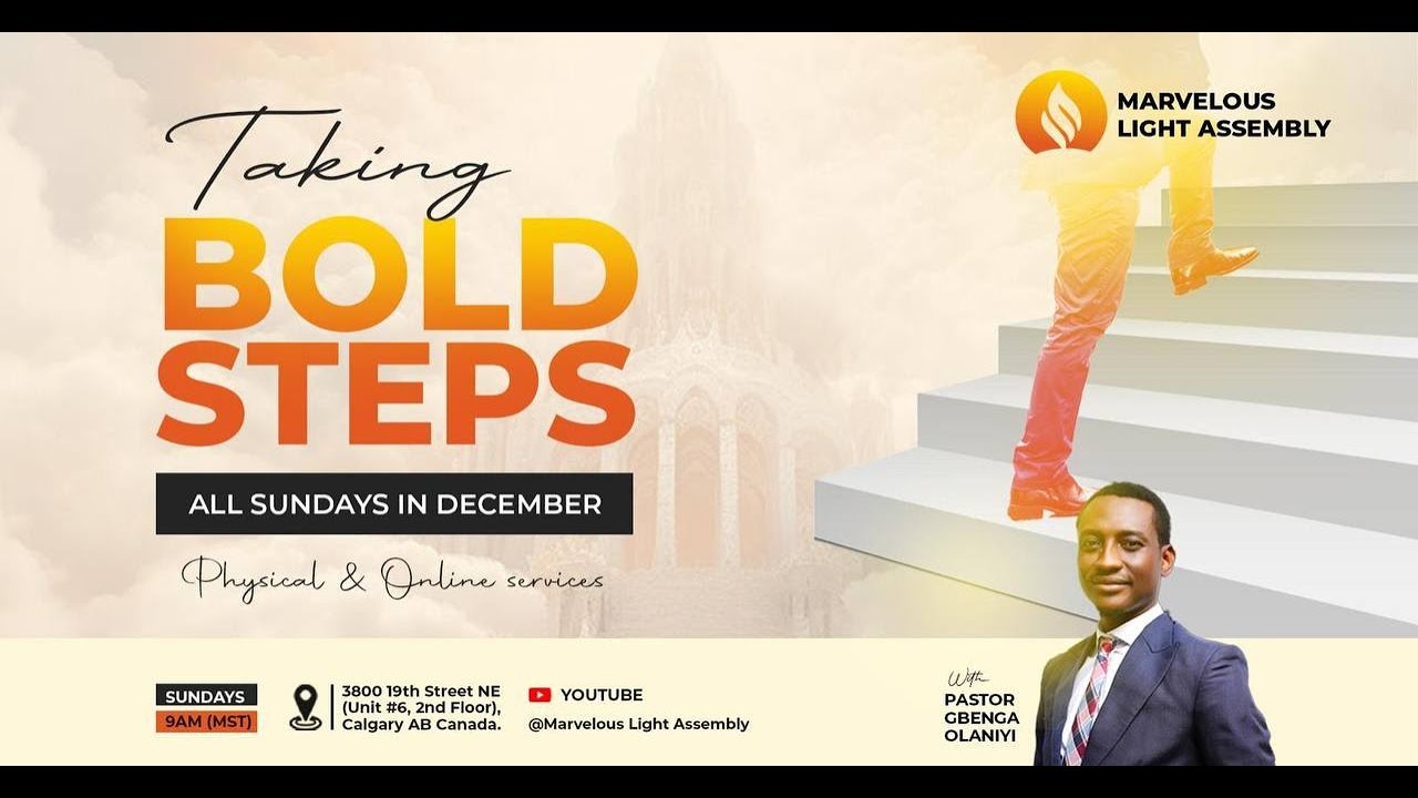 SUNDAY SERVICE | TAKING BOLD STEPS| DECEMBER 15 2024 - YouTube