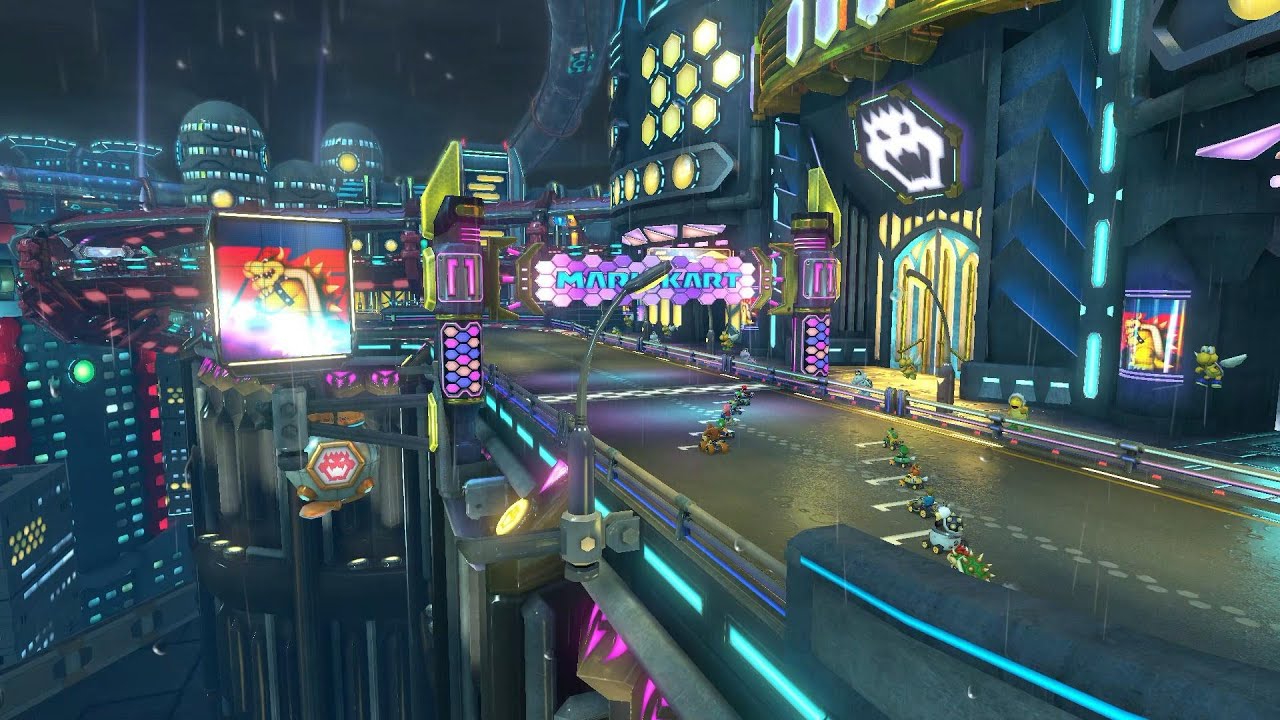 3DS Neo Bowser City - 200cc Grand Prix || Mario Kart 8 Deluxe - YouTube