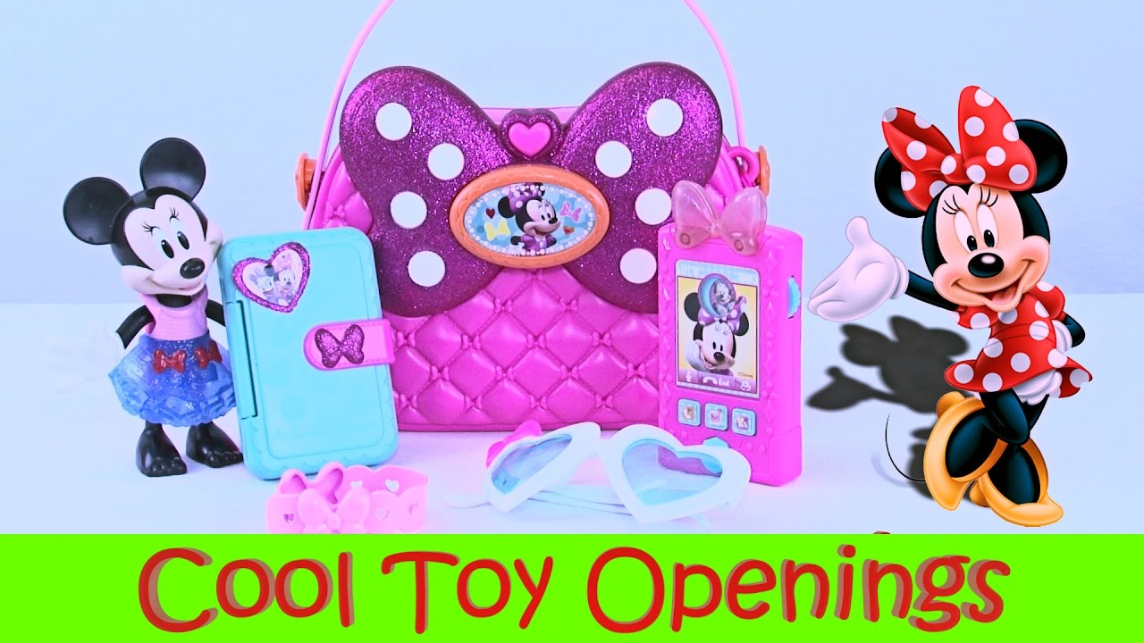 Minnies Happy Helpers Bag Set Toy Review - YouTube